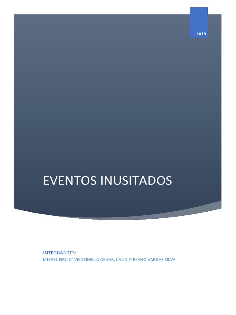 Gestión de Eventos Inusitados de Salud | PDF | Influenza | Condicion ...