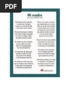 Poema - Mi Madre | PDF
