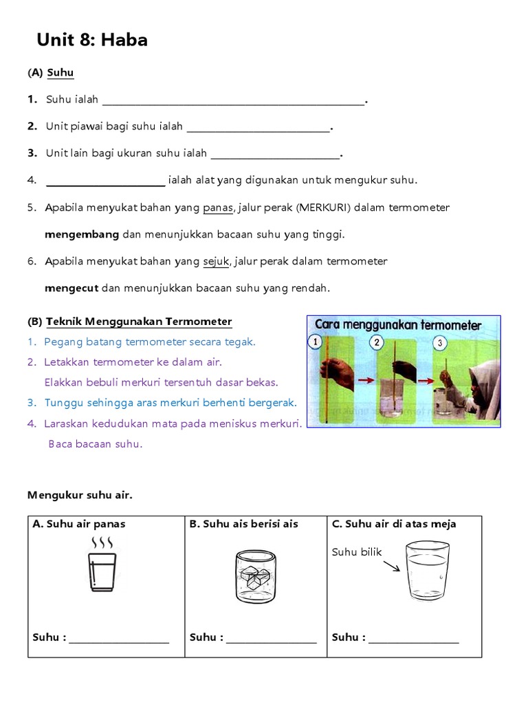 Latihan Dan Nota Haba | PDF