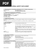 MSDS Harpic | PDF | Workplace | Working Conditions