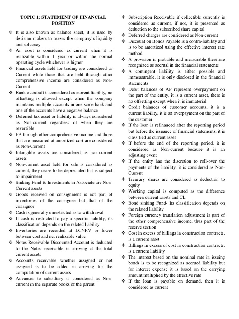 KC FAR Notes-A | PDF | Discounting | Inventory