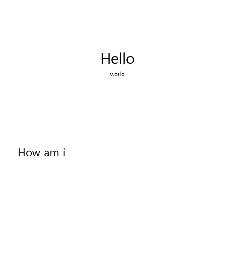 Hello: World | PDF