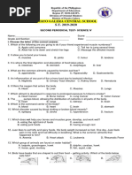 Grade 4 Science TEST With TOS | PDF | Plants | Seed