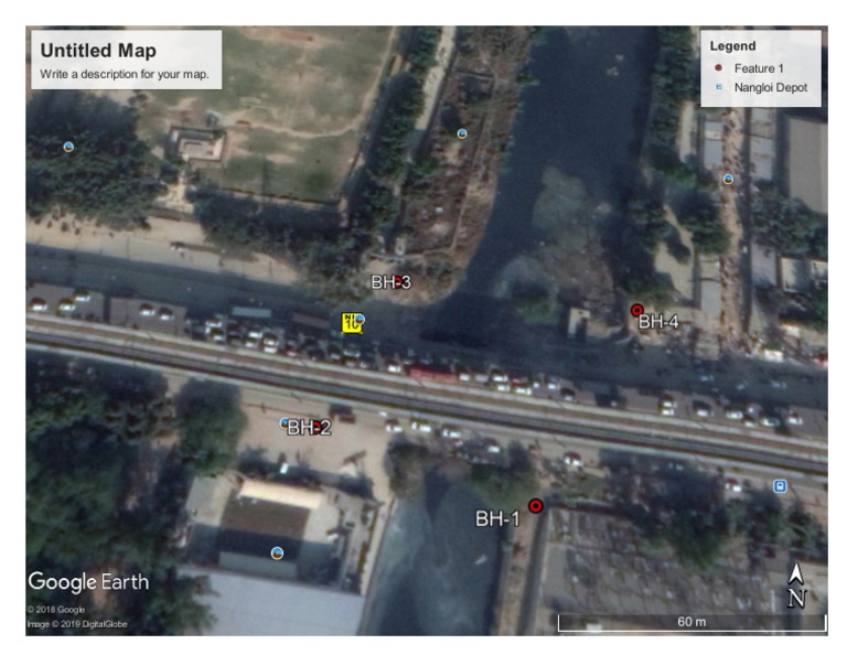 Untitled Map: Write A Description For Your Map. Feature 1 Nangloi Depot ...