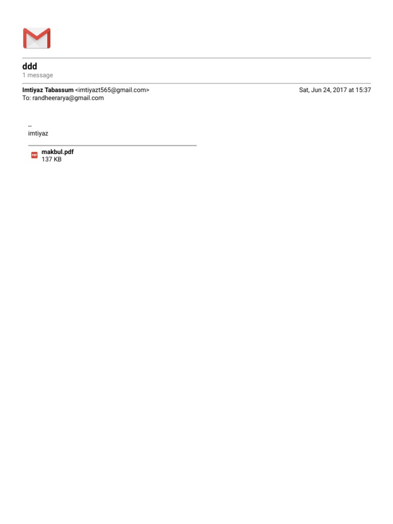 Gmail Screening Shot | PDF