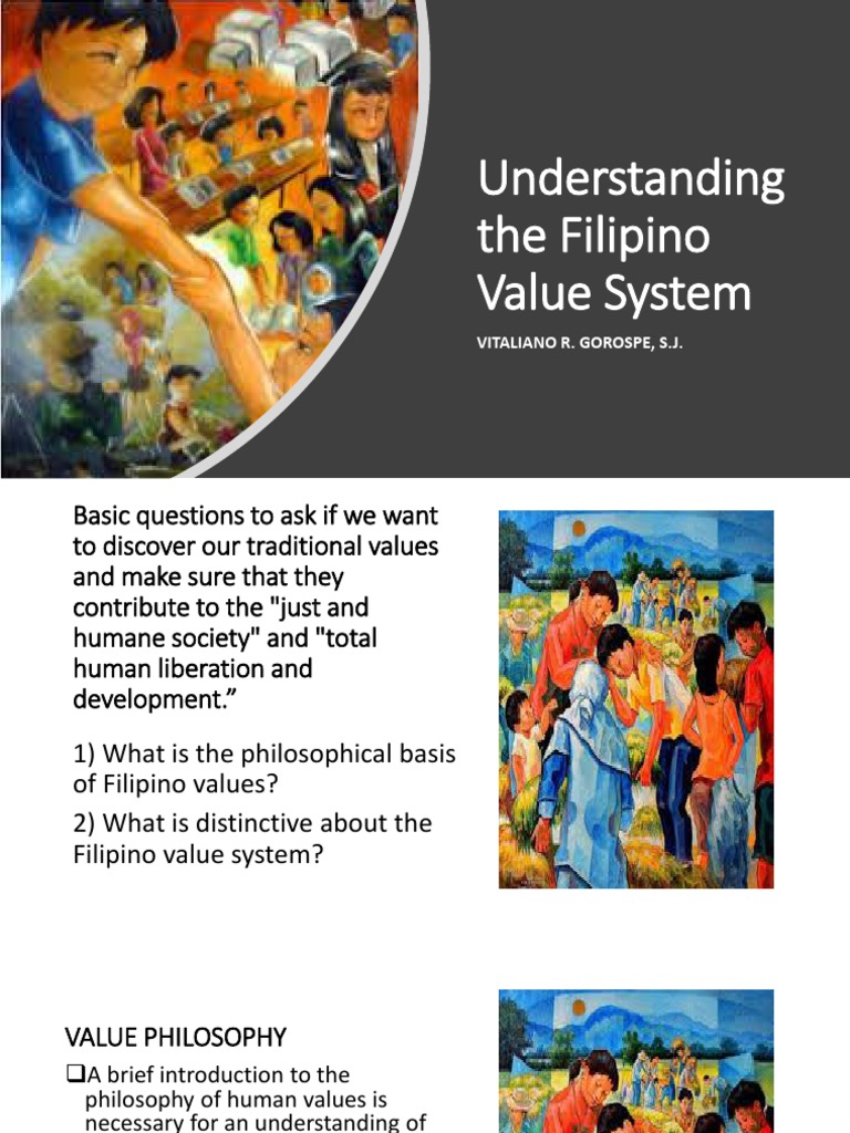 Understanding The Filipino Value System | PDF | Value (Ethics) | Good ...