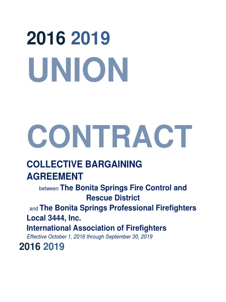 Union Contract | PDF | Overtime | Layoff