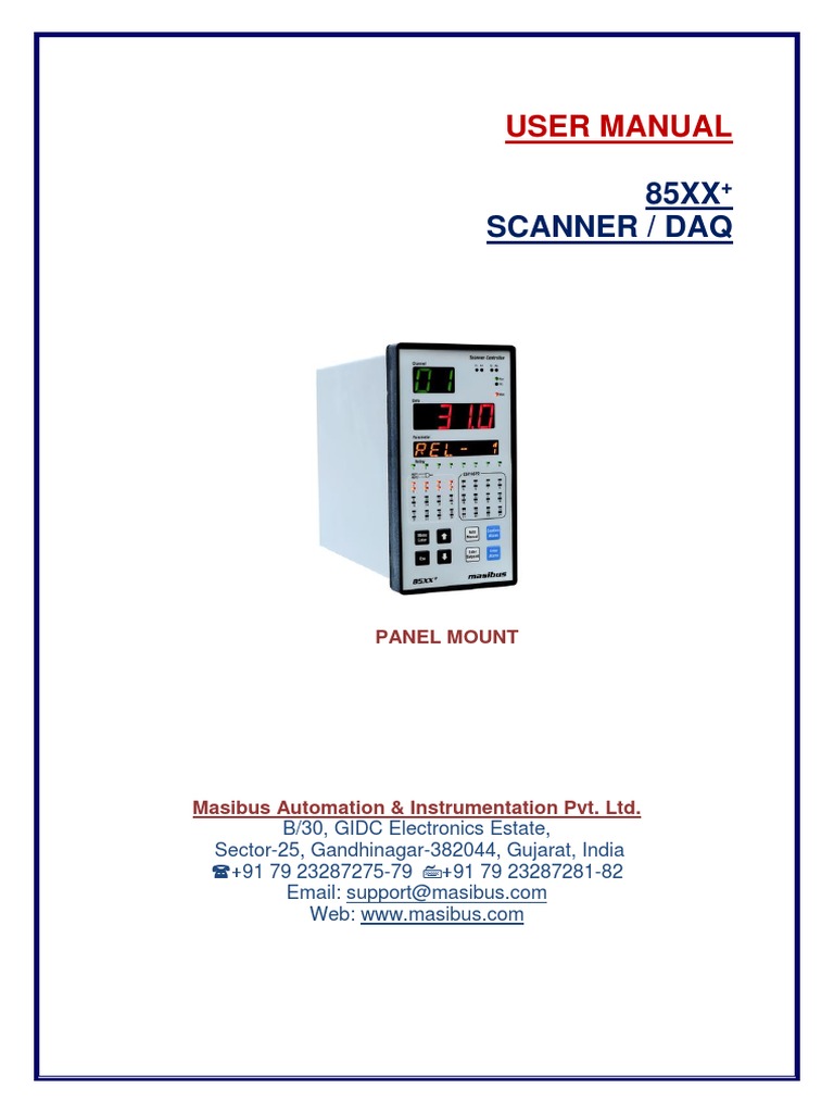 85XX+ User Manual PDF | PDF | Power Supply | Parameter (Computer Programming)