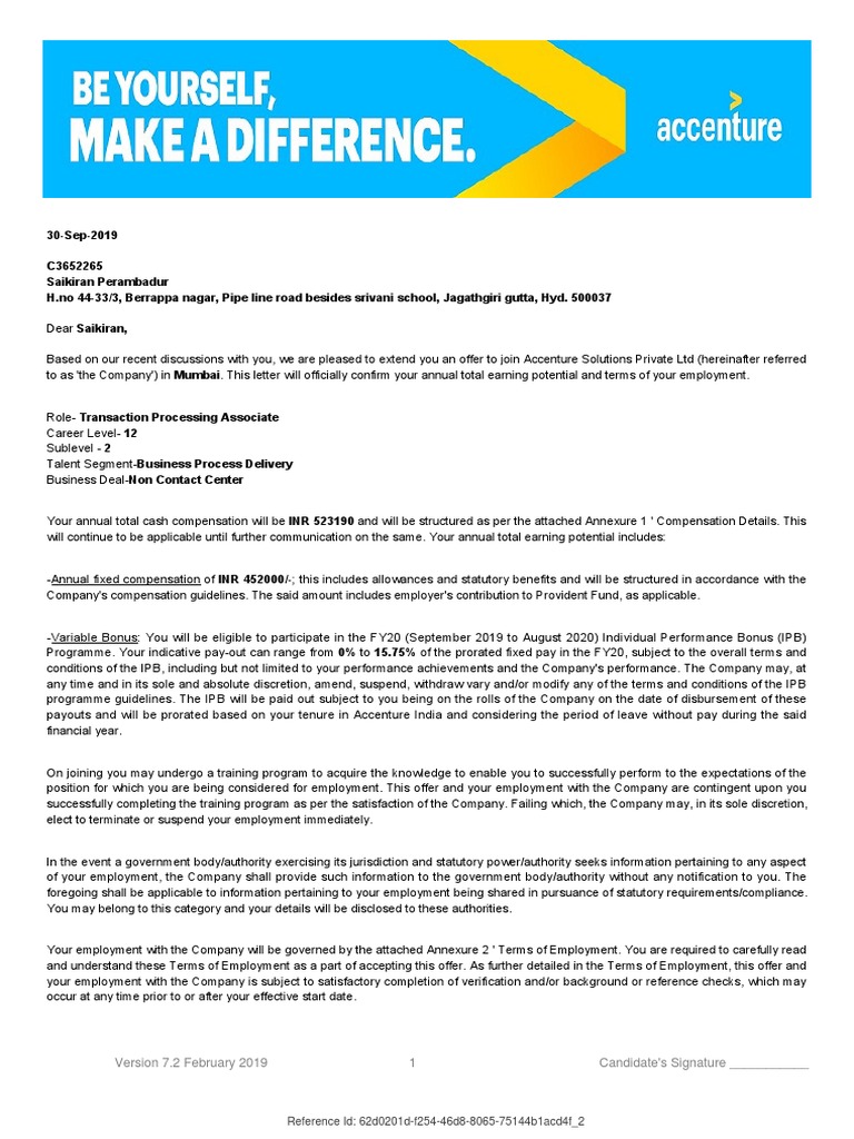 Offer Letter | PDF | Insurance | Government