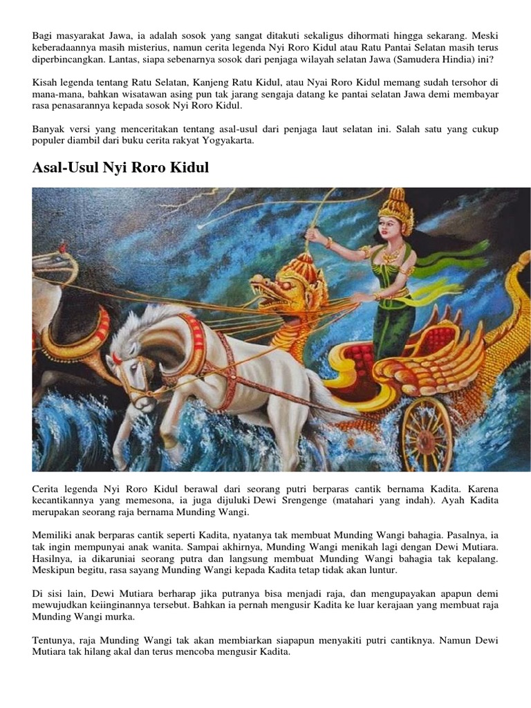 Kisah Nyi Roro Kidul | PDF