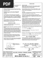 TxDOT Curb and Gutter Standards | PDF | Concrete | Sidewalk