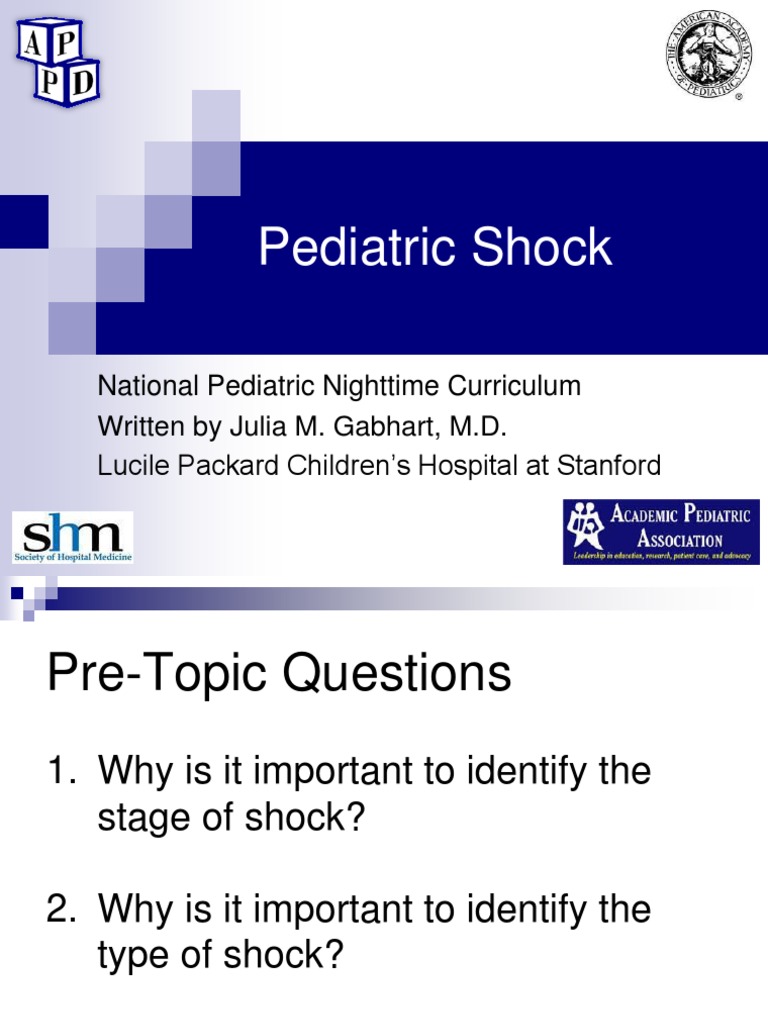Shock Presentation | PDF | Shock (Circulatory) | Sepsis