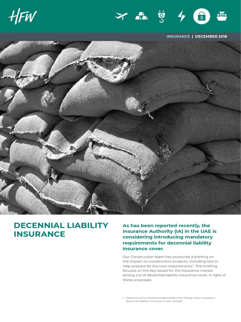 Decennial Liability Insurance | PDF | Liability Insurance | Subrogation