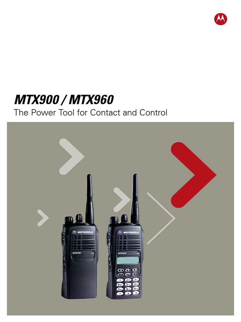 Motorola MTX900 & MTX960 | PDF | Telephone Call | Hertz