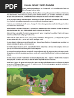 Cuento - Ratón de Campo y Ratón de Ciudad | PDF