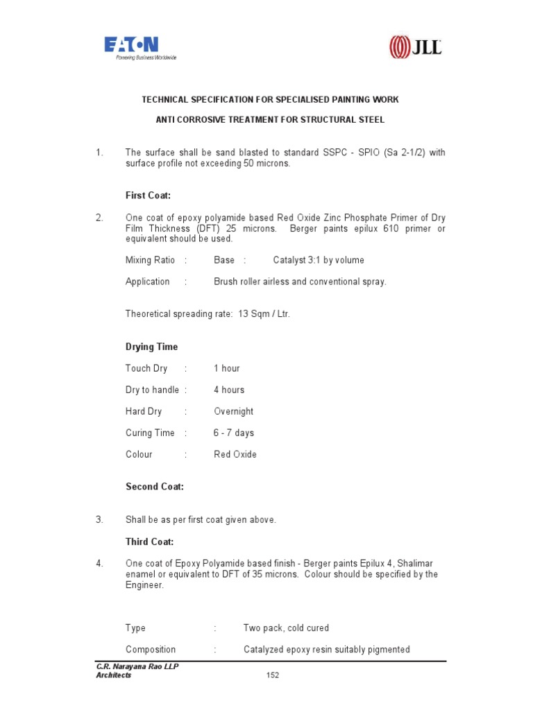 Paint Specification 1 PDF | PDF