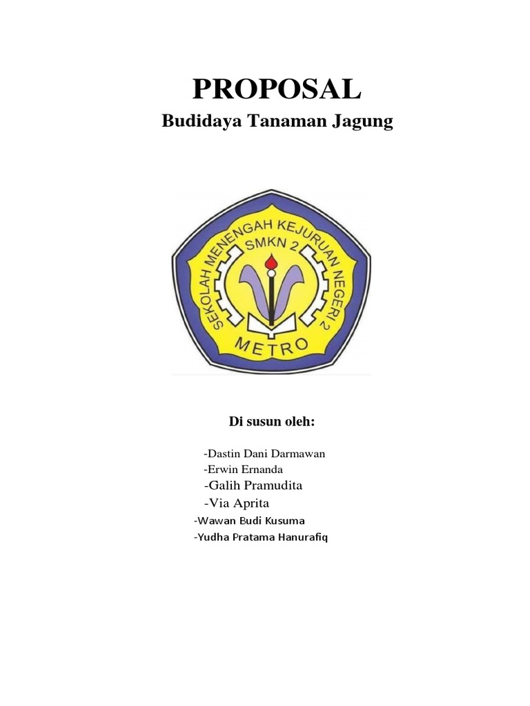 Proposal Tanaman Jagung | PDF