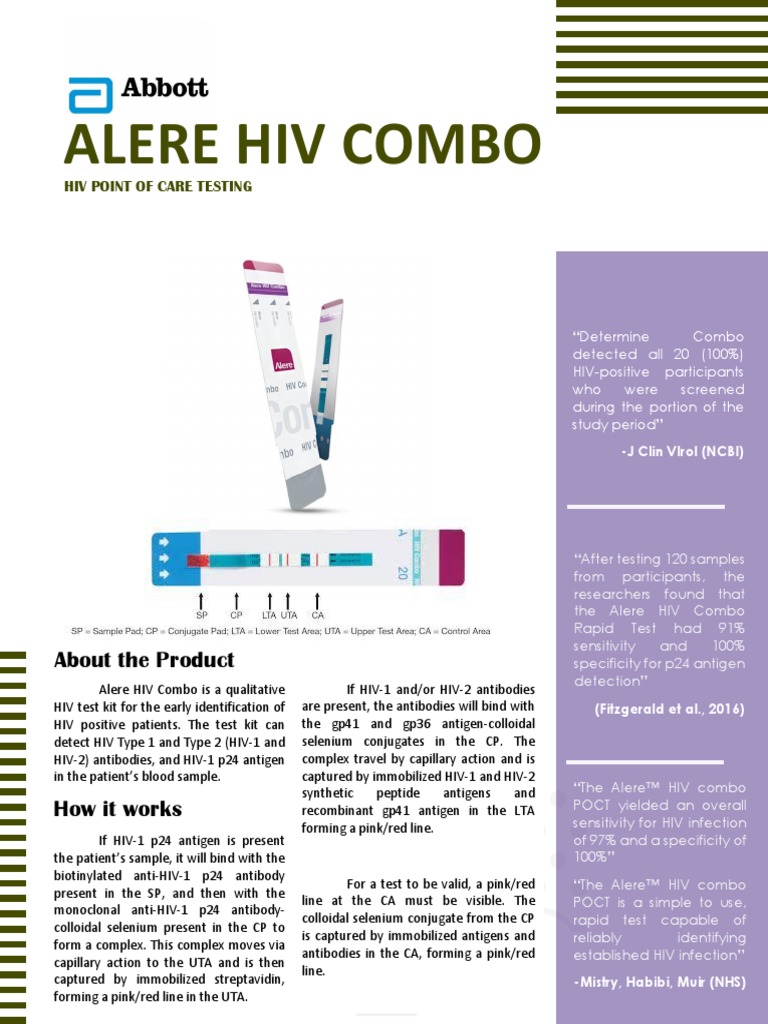 Alere Hiv Combo | PDF | Diagnosis Of Hiv/Aids | Hiv