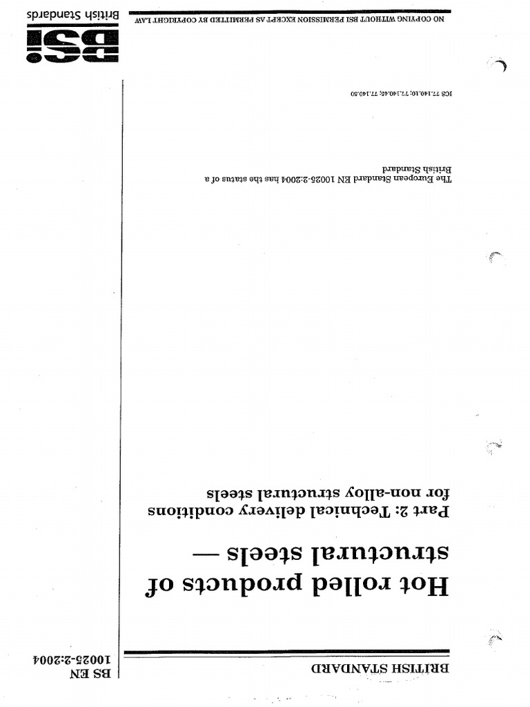 Bs en 10025 2 PDF | PDF