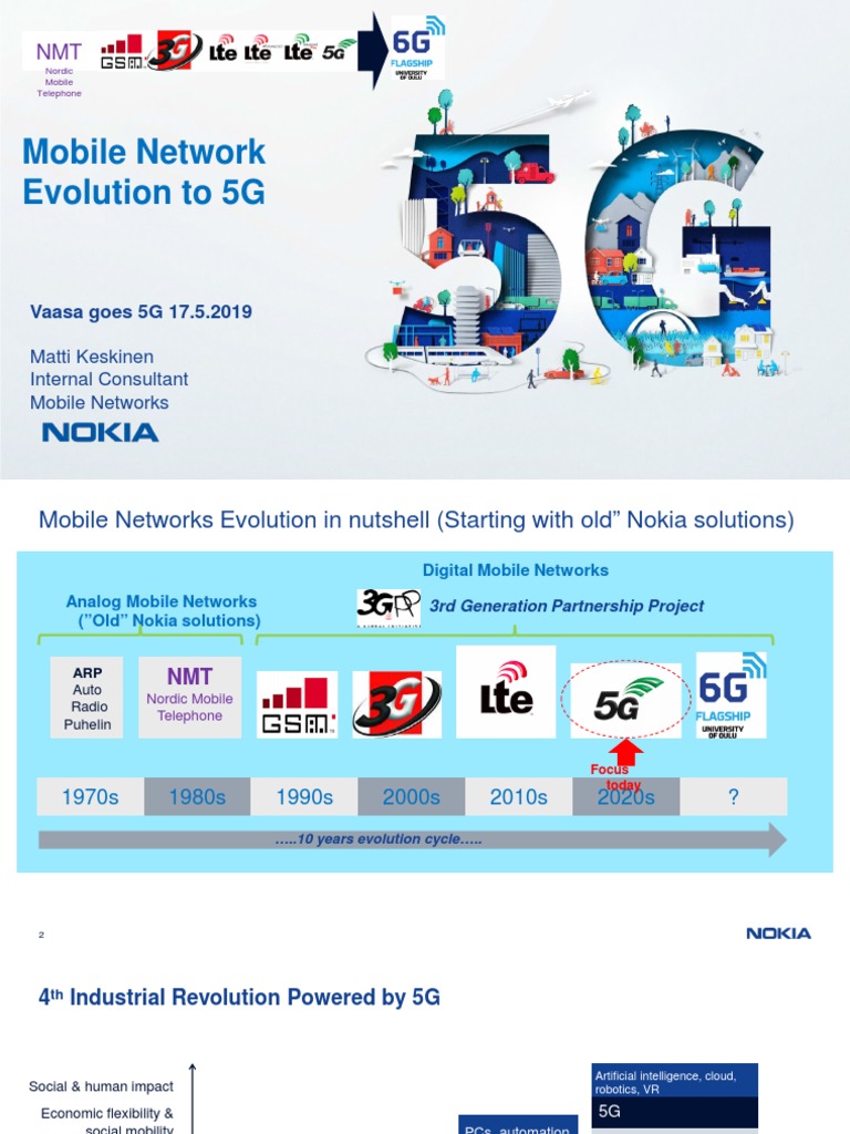 Mobile Network Evolution To 5g | PDF | Voice Over Ip | Telephone Exchange