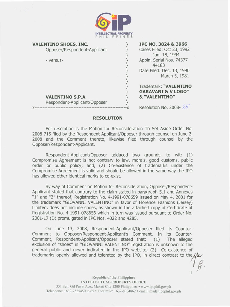 IP Case | PDF | Intellectual Property | Trademark