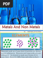 Metals and Non-Metals Overview | PDF | Metals | Carbon
