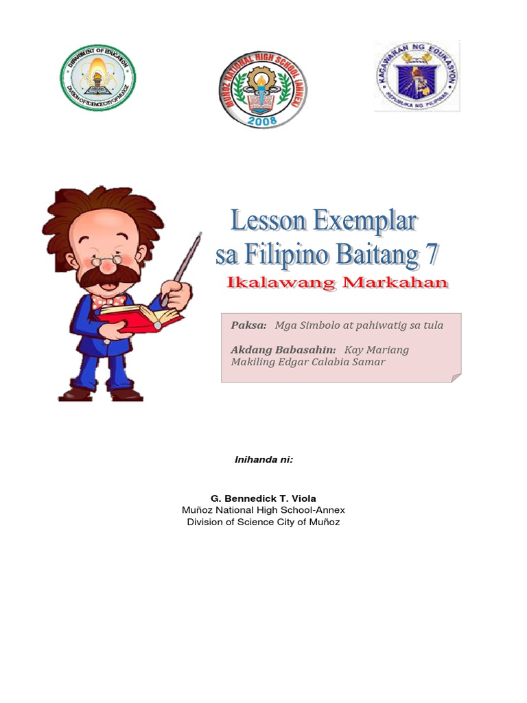 Exemplar 3 Sa Filipino Grade 7 PDF | PDF