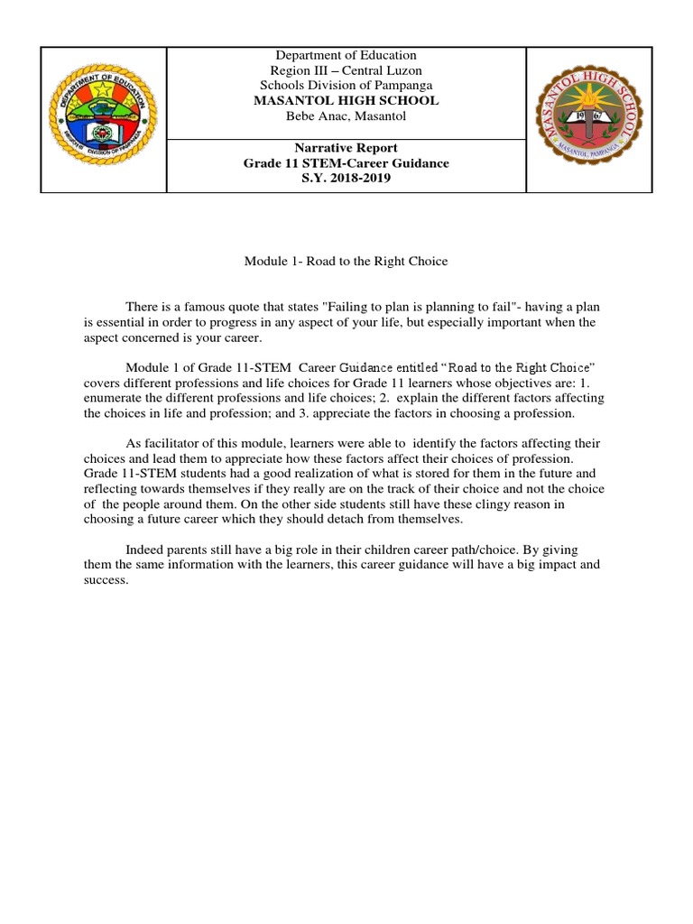 Masantol High School | PDF | Learning | Curriculum