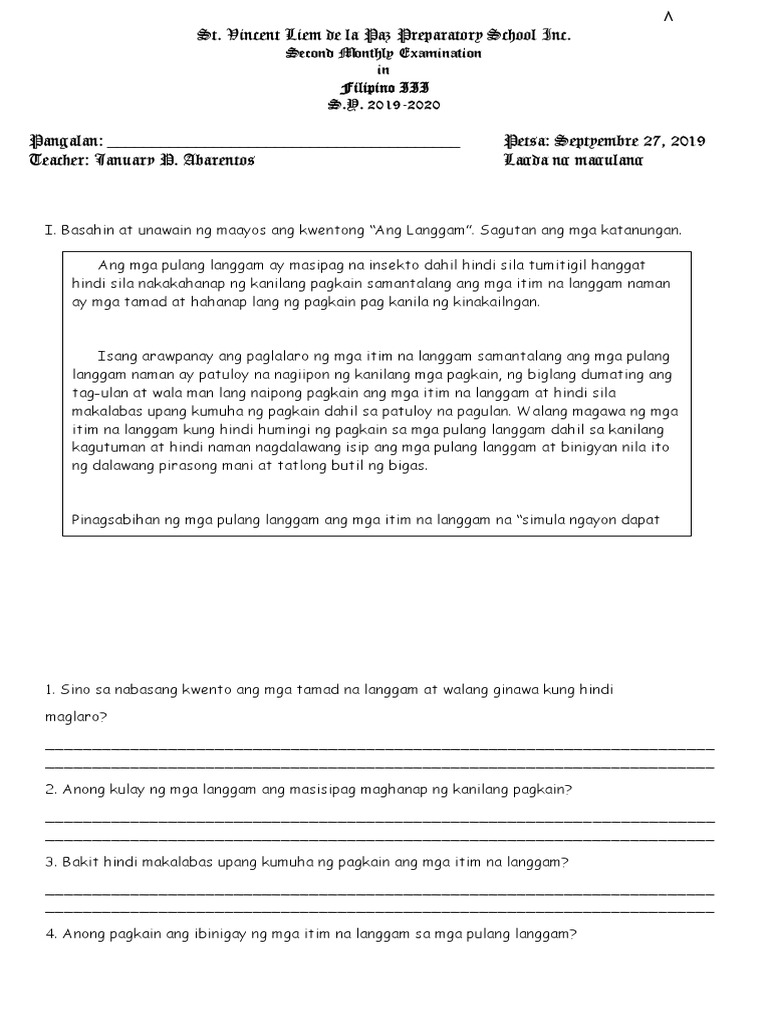 Filipino 3 | PDF