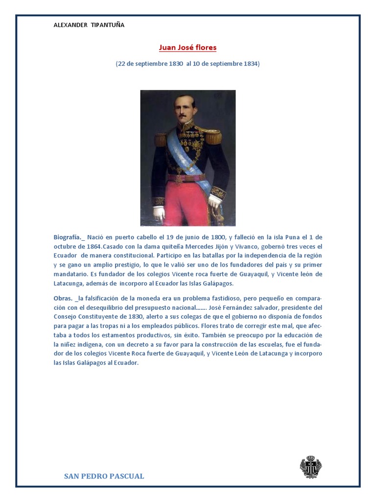 Presidentes Del Ecuador Pdf Ecuador Gobierno