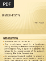 Sentinel Event Policy | PDF | Joint Commission | Patient Safety