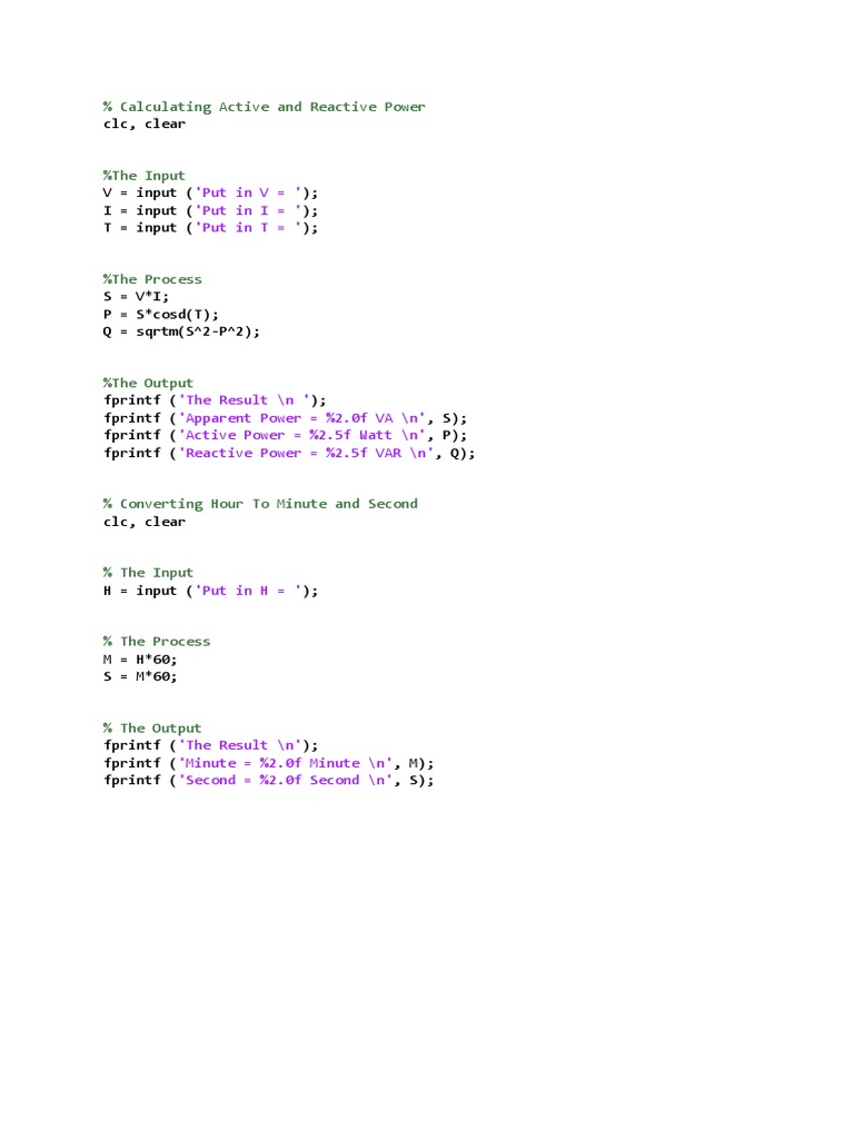 Calculating Active and Reactive Power | PDF