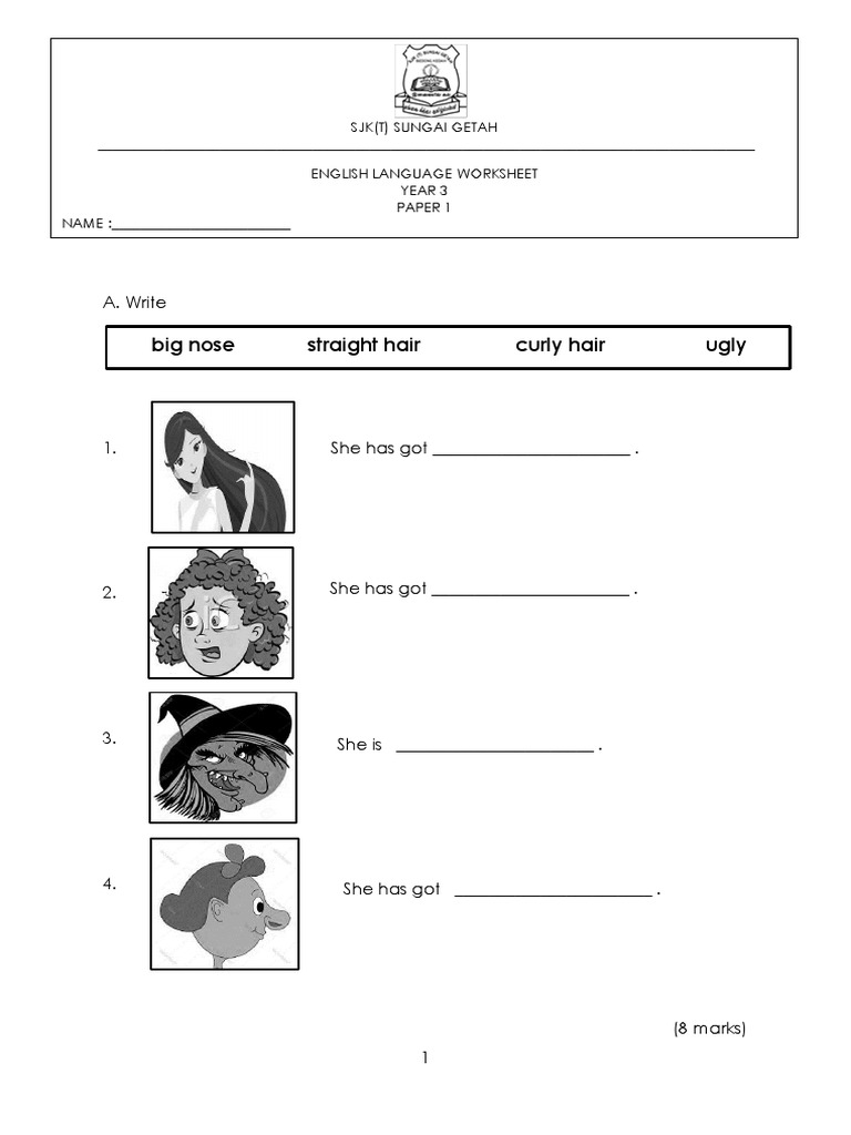 Worksheet Cefr Year 3 2019 | PDF | Nature