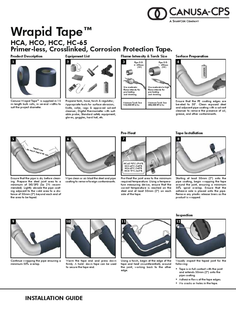Hss Installation Canusa | PDF | Pipe (Fluid Conveyance) | Building ...