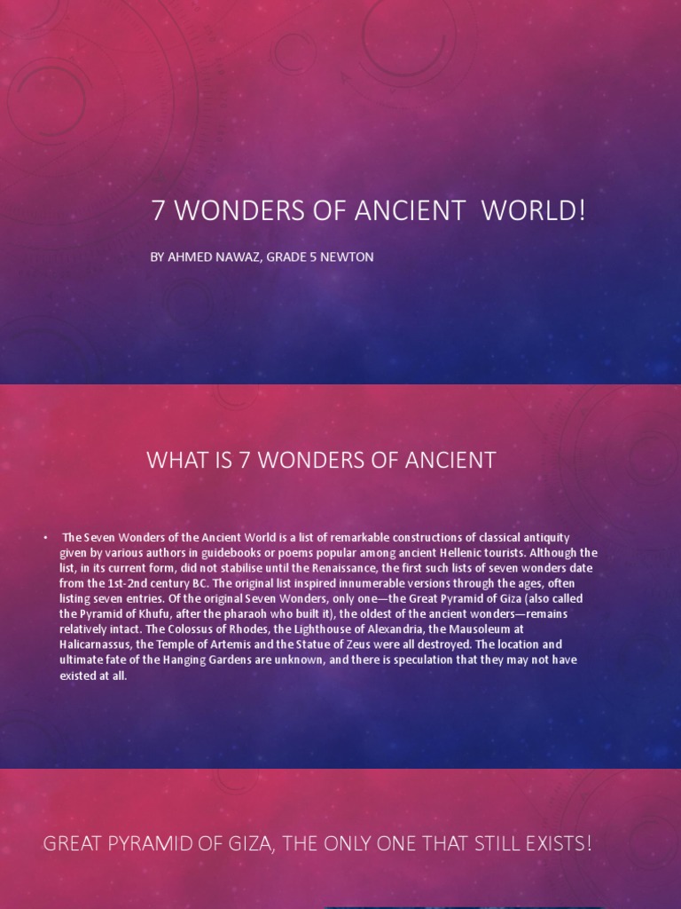 7 Wonders of ANCIENT World! | Ancient Europe | Classical Antiquity