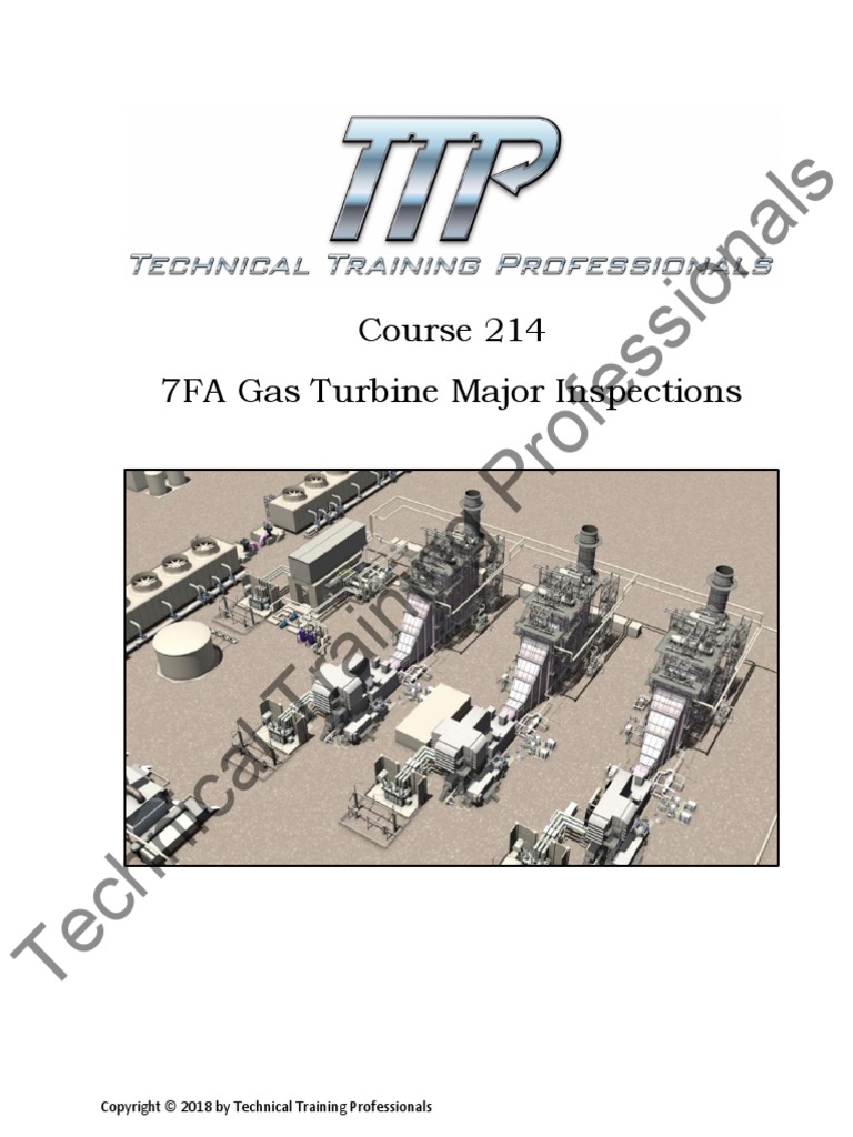 GEN01A 214 B5 7FA-Gas-Turbine-Major-Inspections Example r1 PF | PDF ...