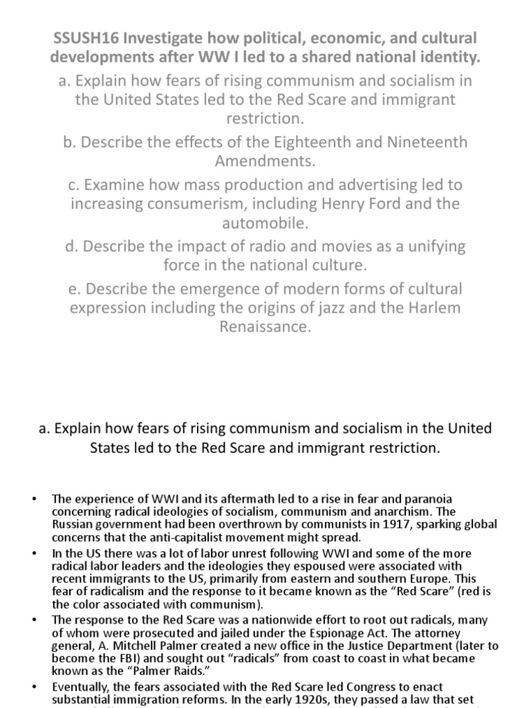 Ssush16 Gse | PDF | Prohibition | United States Travel