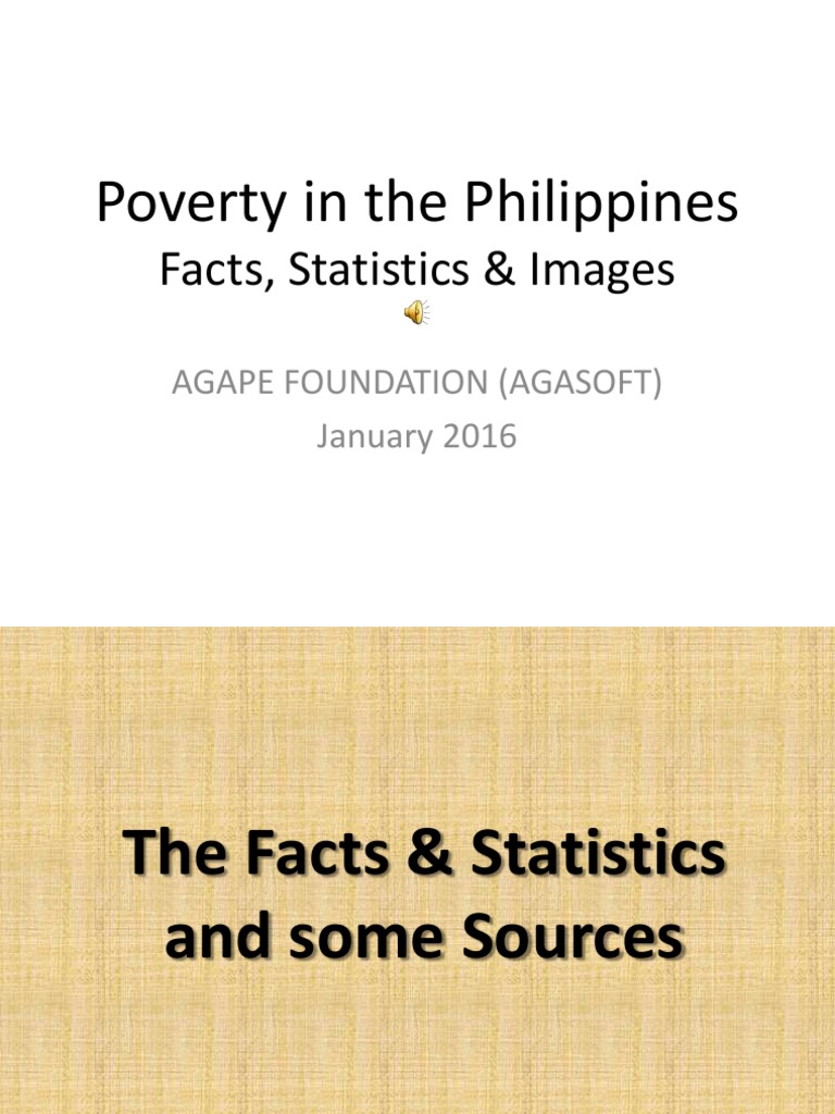 Poverty in The Philippines: Facts, Statistics & Images | PDF | Oxygen ...