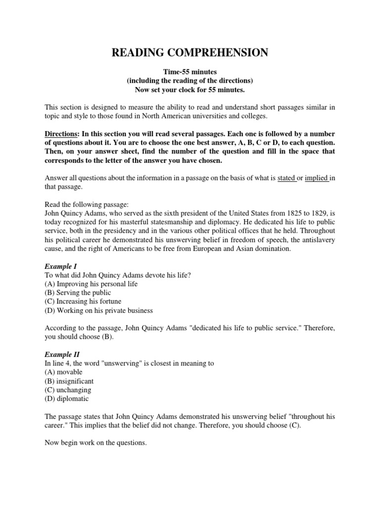 Reading Comprehension | PDF | United States Postal Service | Elephant