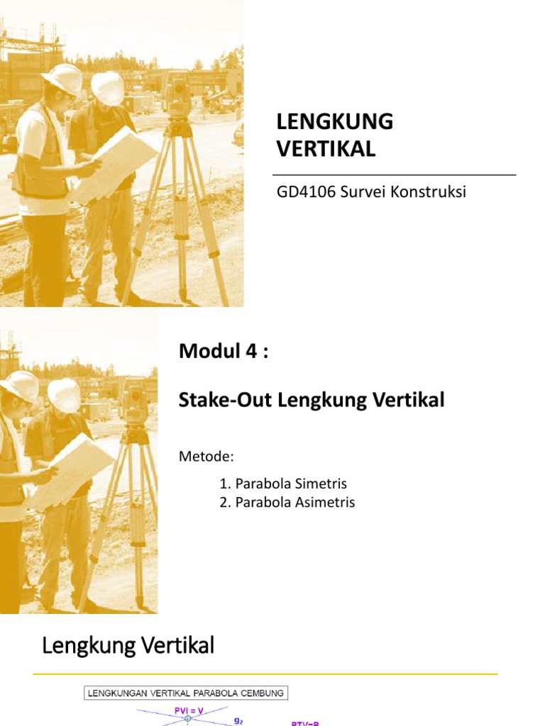 Modul 04 - Lengkung Vertikal | PDF