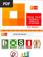 Triptico - Uso Del Extintor | PDF | Combustibles | Oxígeno