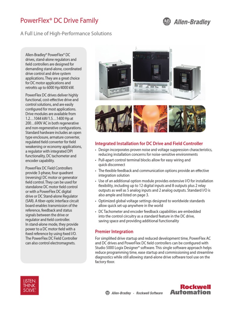 Powerflex® DC Drive Family: A Full Line of High-Performance Solutions ...