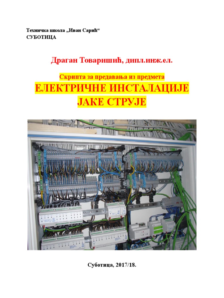 Elektricne Instalacije Jake Struje | PDF