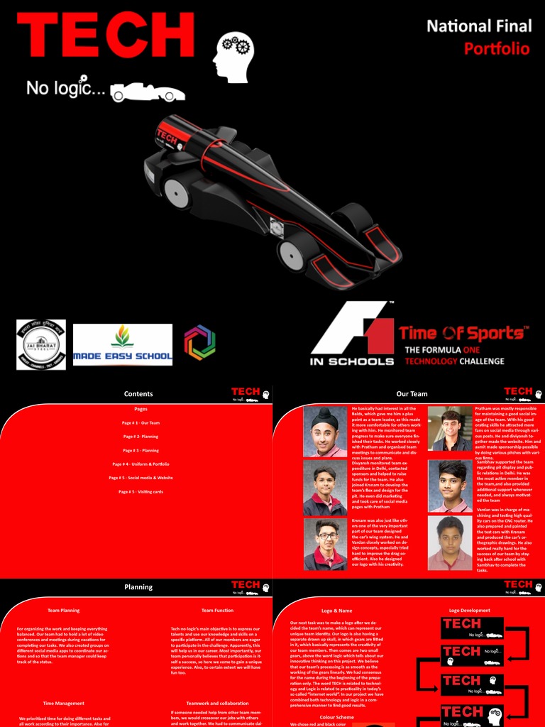 F1 in Schools Enterprise Portfolio | PDF | Social Media | Popular ...
