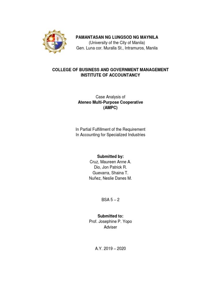 Ca - Coop | PDF | International Financial Reporting Standards | Audit