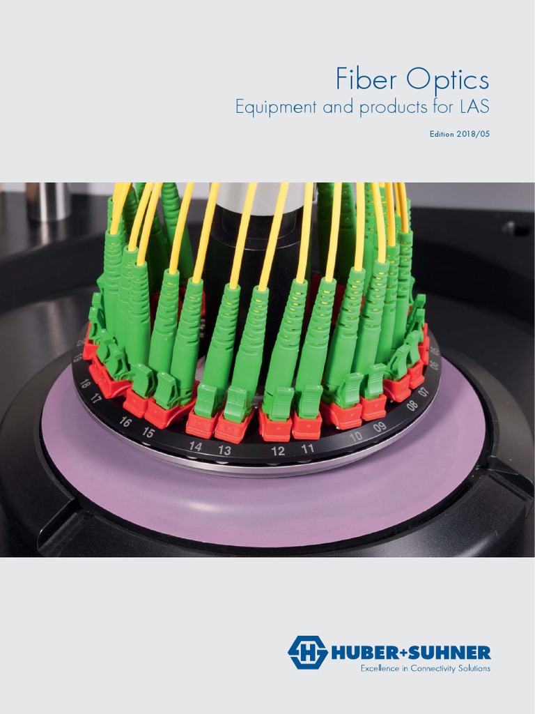 FO Equipment Products HUBER SUHNER | PDF | Decibel | Electrical Connector