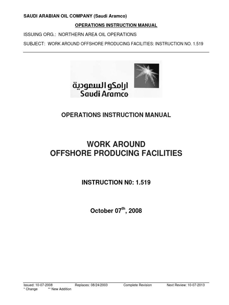 OIM | PDF | Offshore Drilling | Anchor