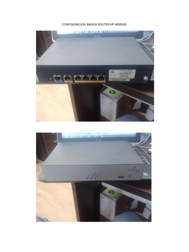 Configuracion Basica Router HP Msr930-Ok | PDF | Dirección IP ...