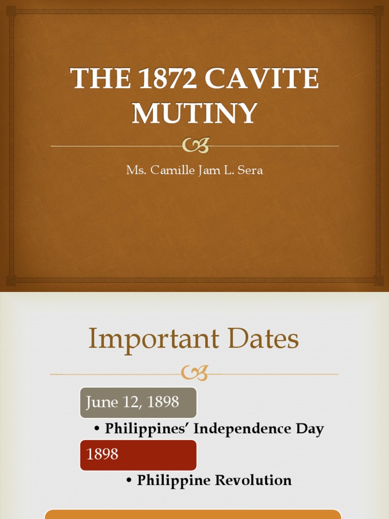 The 1872 Cavite Mutiny-1 | PDF | Philippines