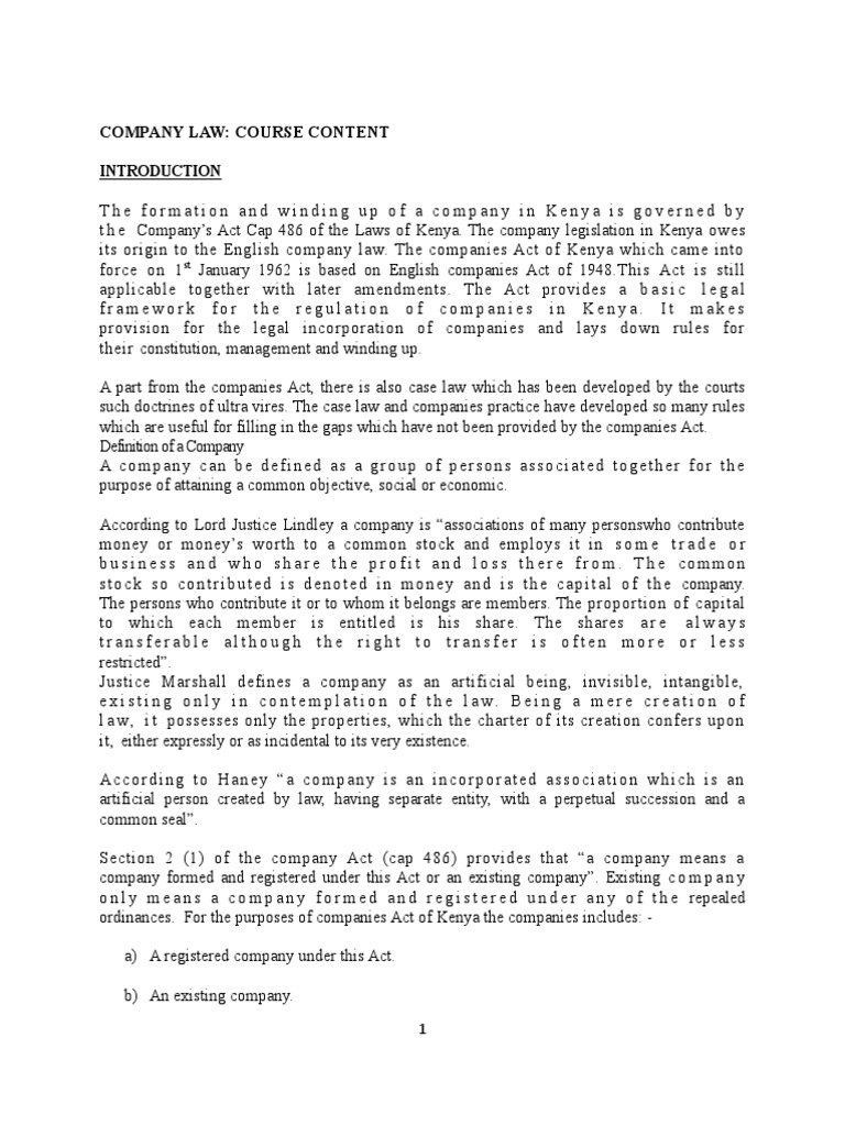 BBM Company Law Notes | PDF | Piercing The Corporate Veil | Corporations